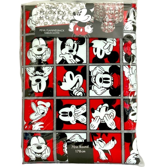 Disney | Dining | Disney Tablecloth Mickey Mouse Print Indoor Outdoor 7 ...